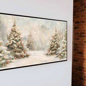 Winter Wonderland Christmas Decor Samsung TV Art for Frame TV Digital ...