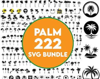 Palm Tree SVG Bundle - Palm Tree PNG Bundle - Palm Tree Clipart - Palm ...