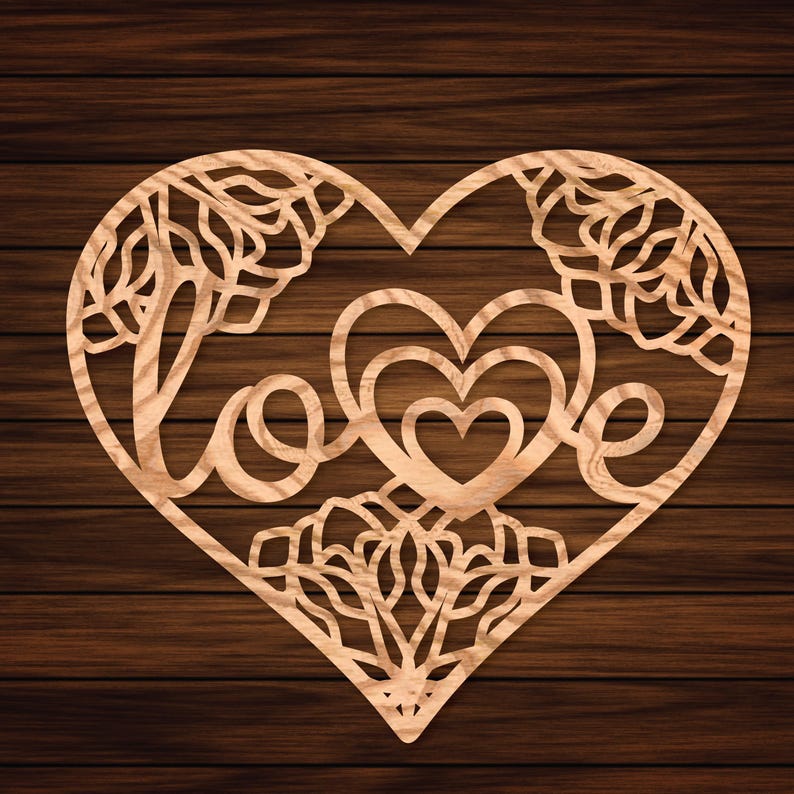 30 Heart SVG Set, Valentine's Cut Files, Hearts Laser Cut Cricut,30 ...
