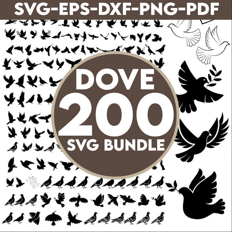 Dove Svg - Etsy