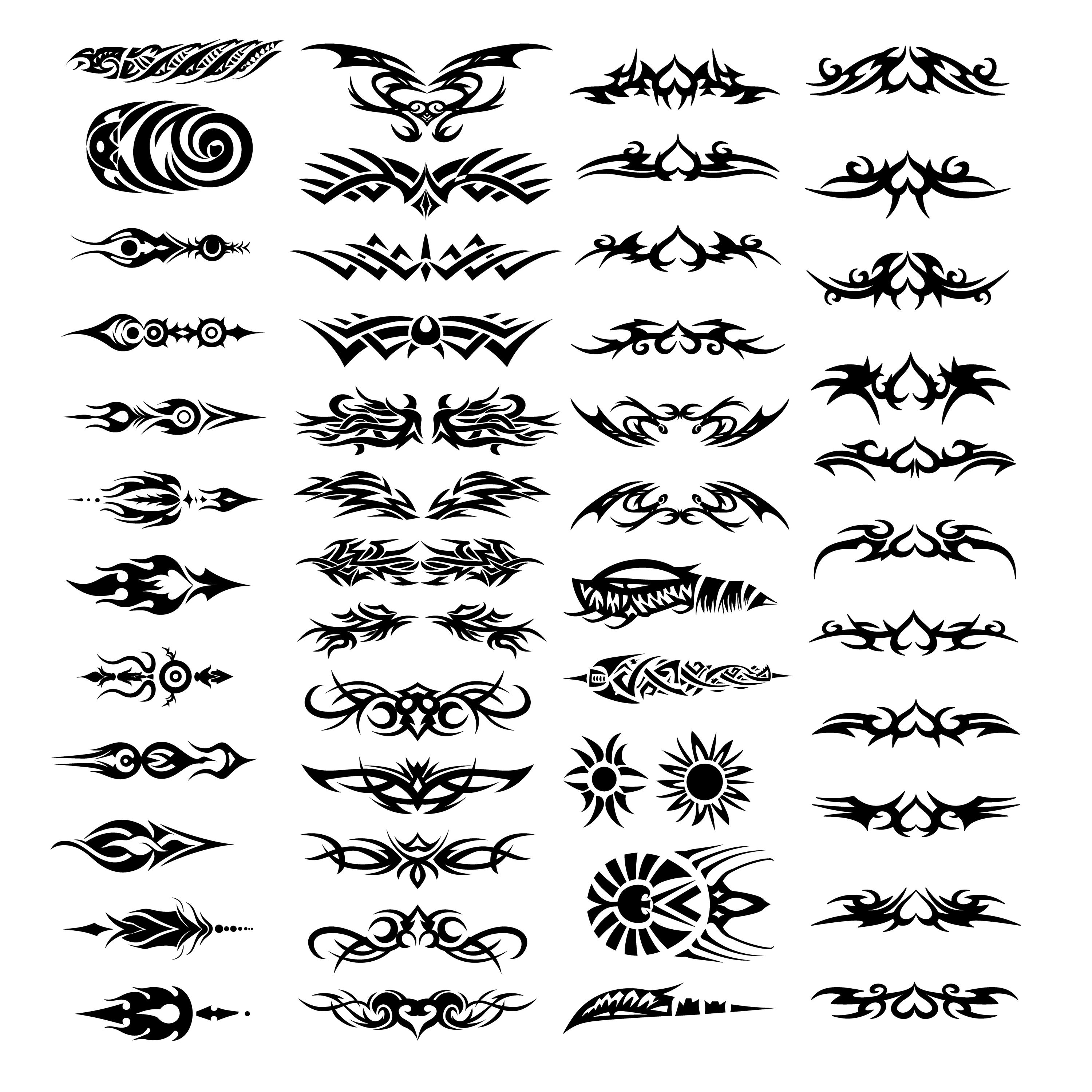 Tribal Tattoo, Tribal Bundle, Svg Tribal, Tribal Tattoo Cricut, Tribal ...