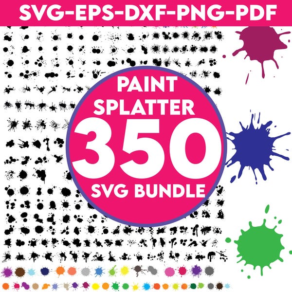 Paint Svg - Etsy