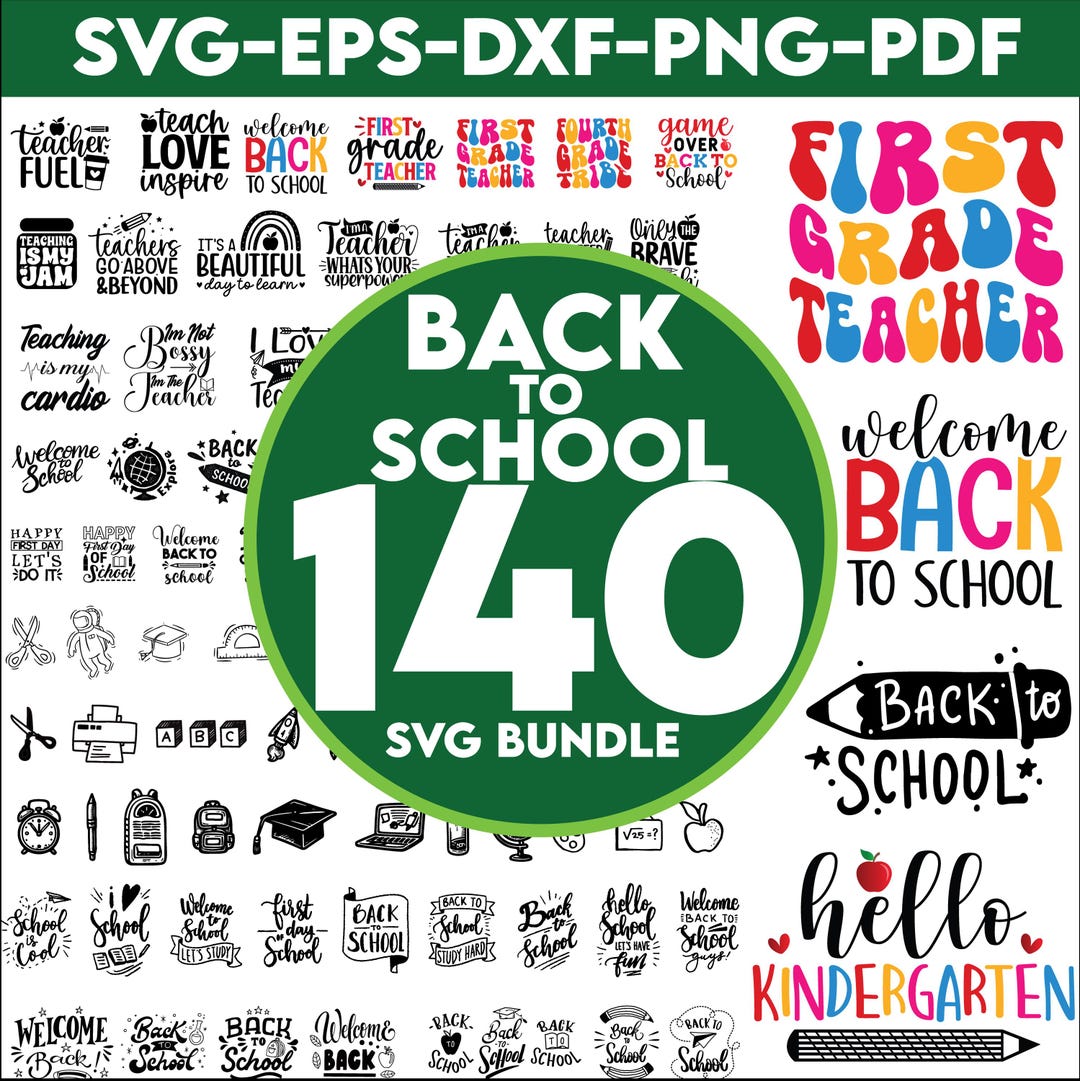 Back to School Svg | First Day of School SVG | School SVG | Happy First ...