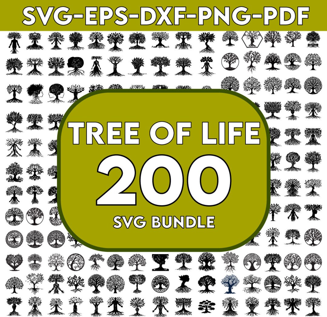 200 Tree of Life Svg, Tree of Life Clipart, Tree of Life Svg Cut Files ...