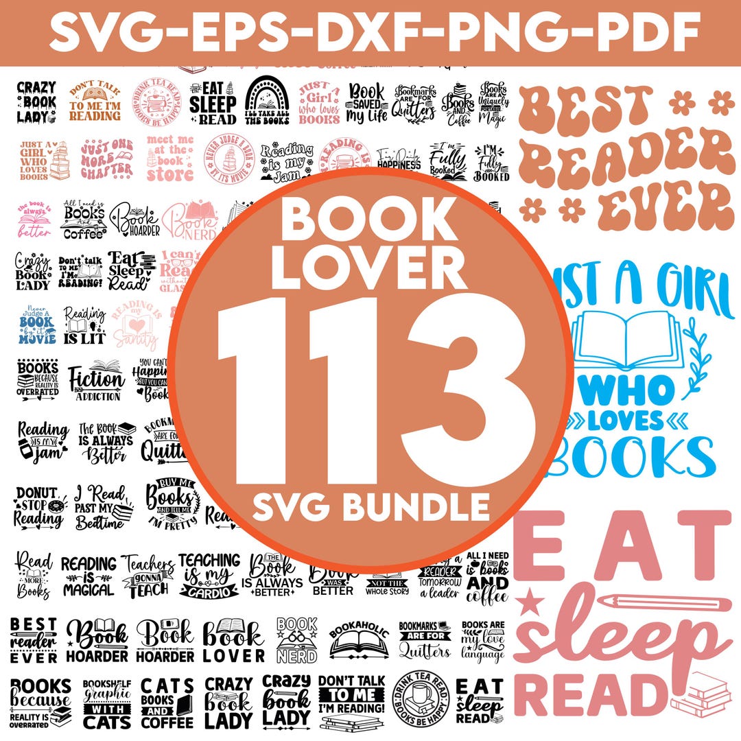 Book Bundle Svg, Book Svgs, ,book Svg, Book Png, Bookish Svg,reading ...