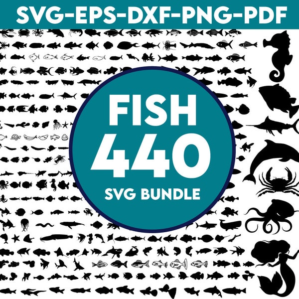 Fish Svg - Etsy