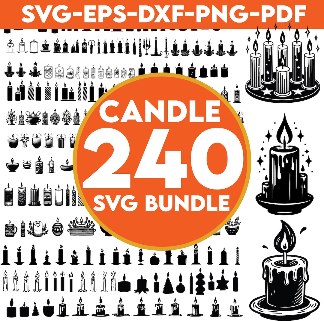 Candle SVG Bundle| Candle Svg| Candle Positive Quotes| Candle Cricut ...