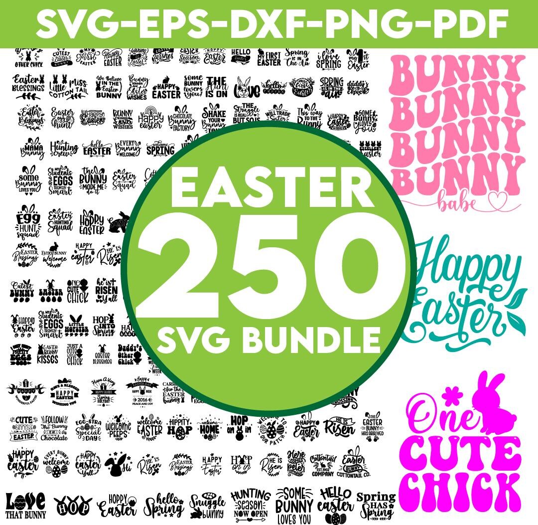 Spring SVG Bundle, Easter SVG Bundle, Welcome Spring Svg, Spring Svg ...