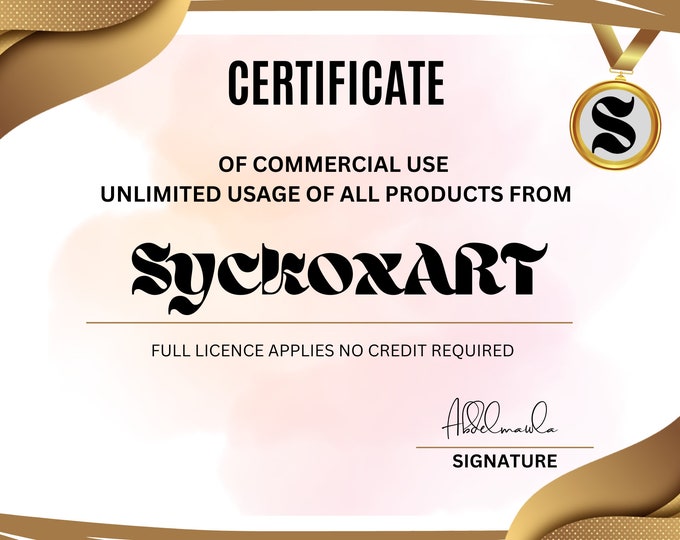Unlimited Commercial Use License - Applies to ALL Store Items ...