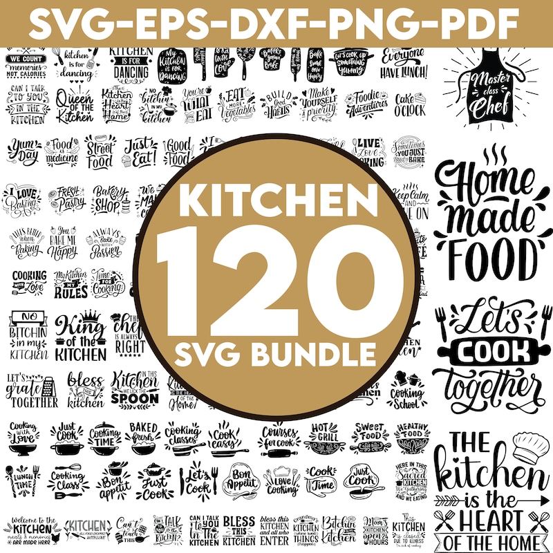 Kitchen Svg File - Etsy