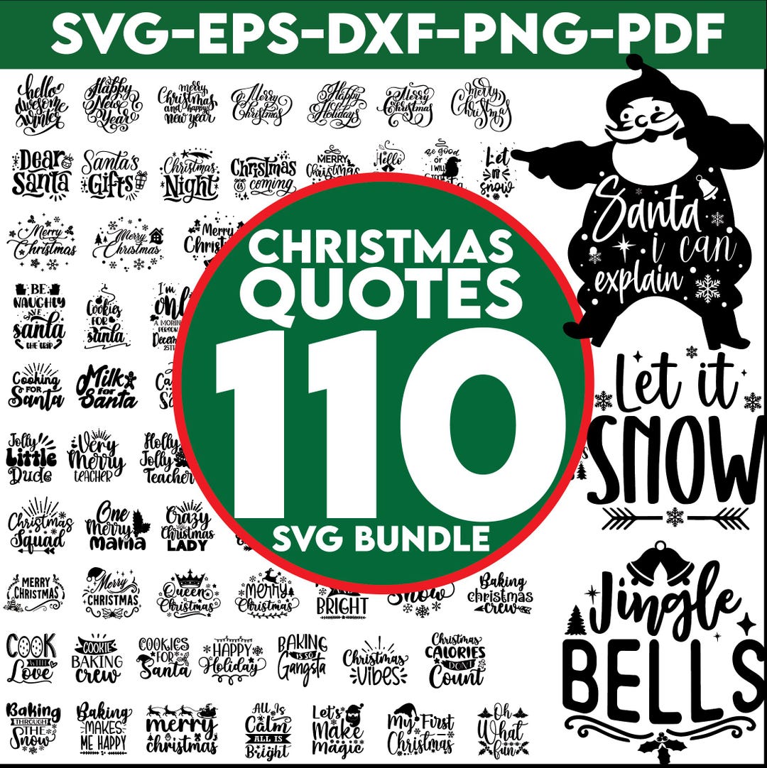 Christmas SVG Bundle Holiday Christmas SVG Cut File Cricut Snowman ...