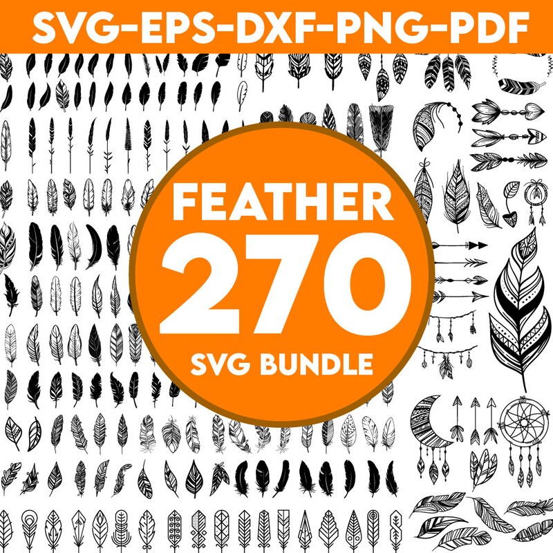 Turkey Feather Clipart - Etsy