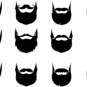 Beard SVG Bundle, Beard PNG Bundle, Beard Clipart, Beard SVG Cut Files ...