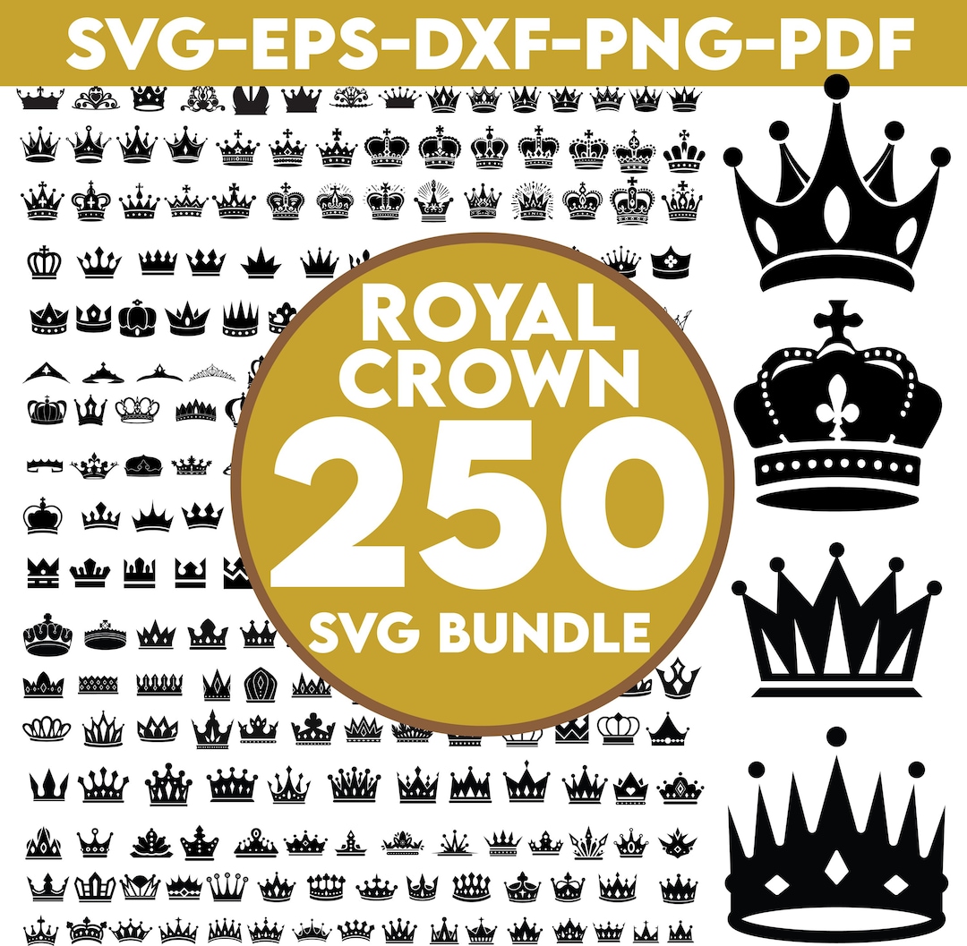Royal Crown SVG File, King Crown SVG, Queen Crown SVG, Princess Tiara ...