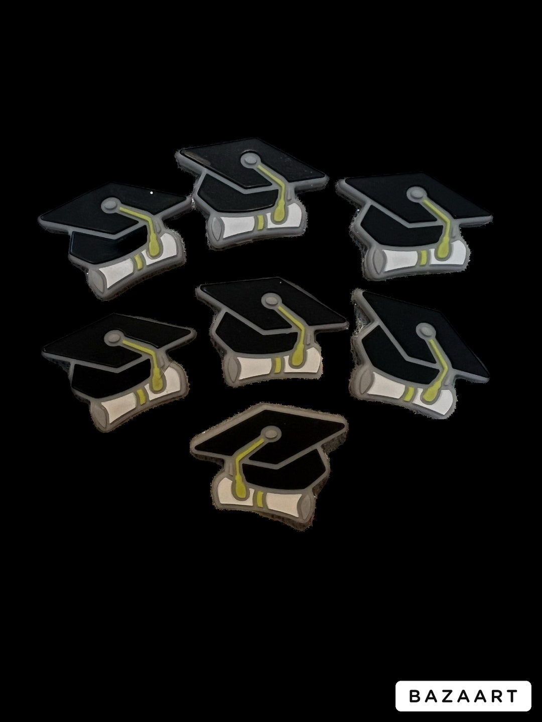 Graduation Beads Focal Beads Bird Beads Silicone Beads Craft Supply Set ...