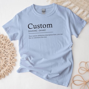 Custom Definition Shirt, Personalized Definition Tshirt, Funny ...