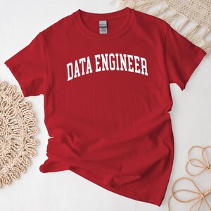 Data Engineer Shirt, Simple Elegant Data Engineer Tshirt, Data Engineer ...