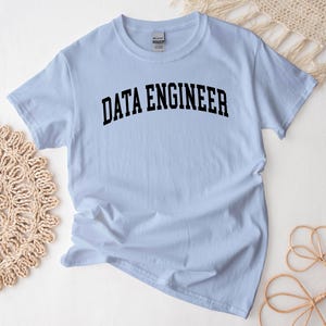 Data Engineer Shirt, Simple Elegant Data Engineer Tshirt, Data Engineer ...