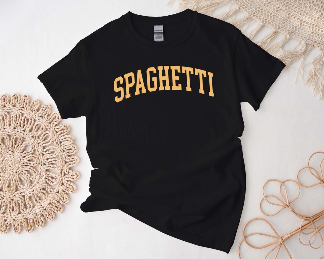 Spaghetti Shirt, Italian Food Pasta Addict, Spaghetti Lover Tshirt - Etsy