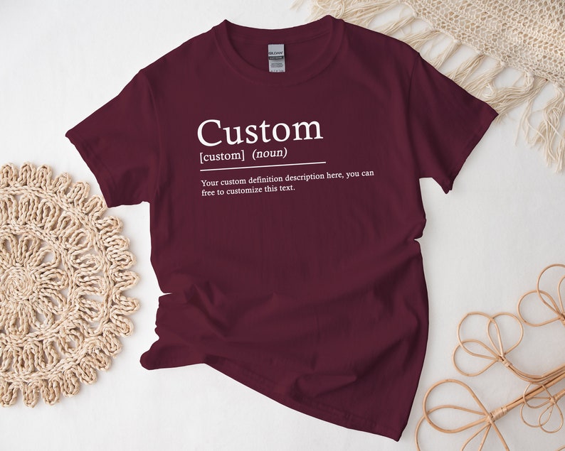 Custom Definition Shirt, Personalized Definition Tshirt, Funny ...