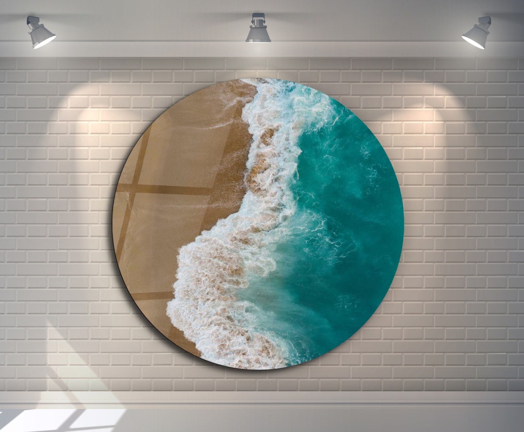 Glass Printing, Glass Art, Wall Decoration, Ocean Wall Art, View ...