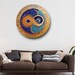 Infinity Symbol Round Ancient Mosaic Modern Art Round Glass Wall Art ...