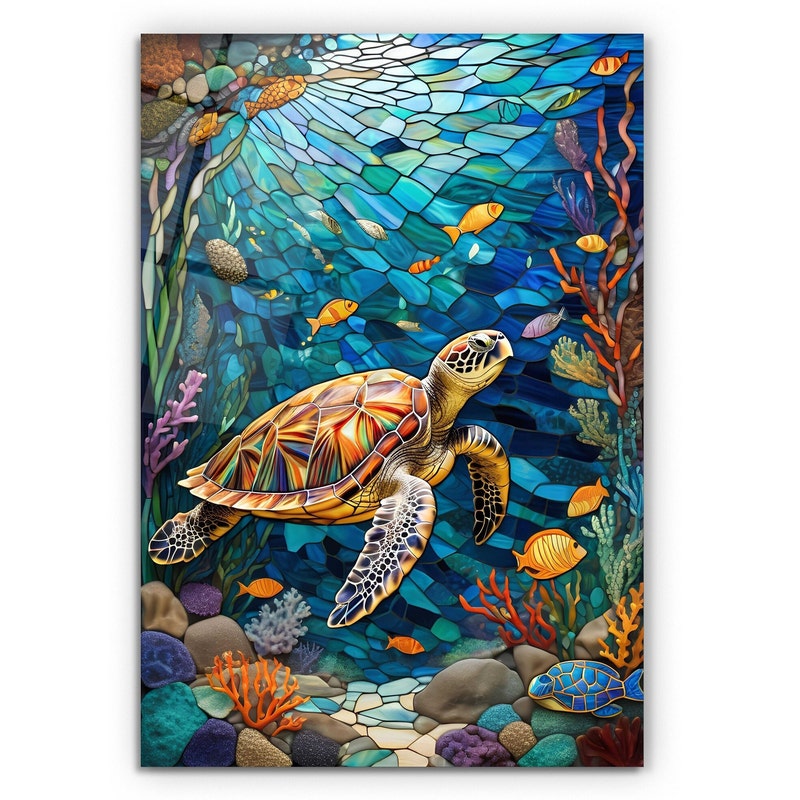 Sea Turtle Mural - Etsy