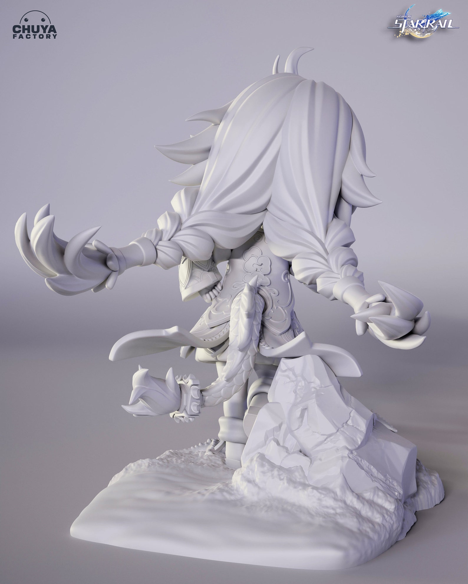 Bailu Chibi Fan Art Kit Unpainted Unassembled OR Painted Assembled ...