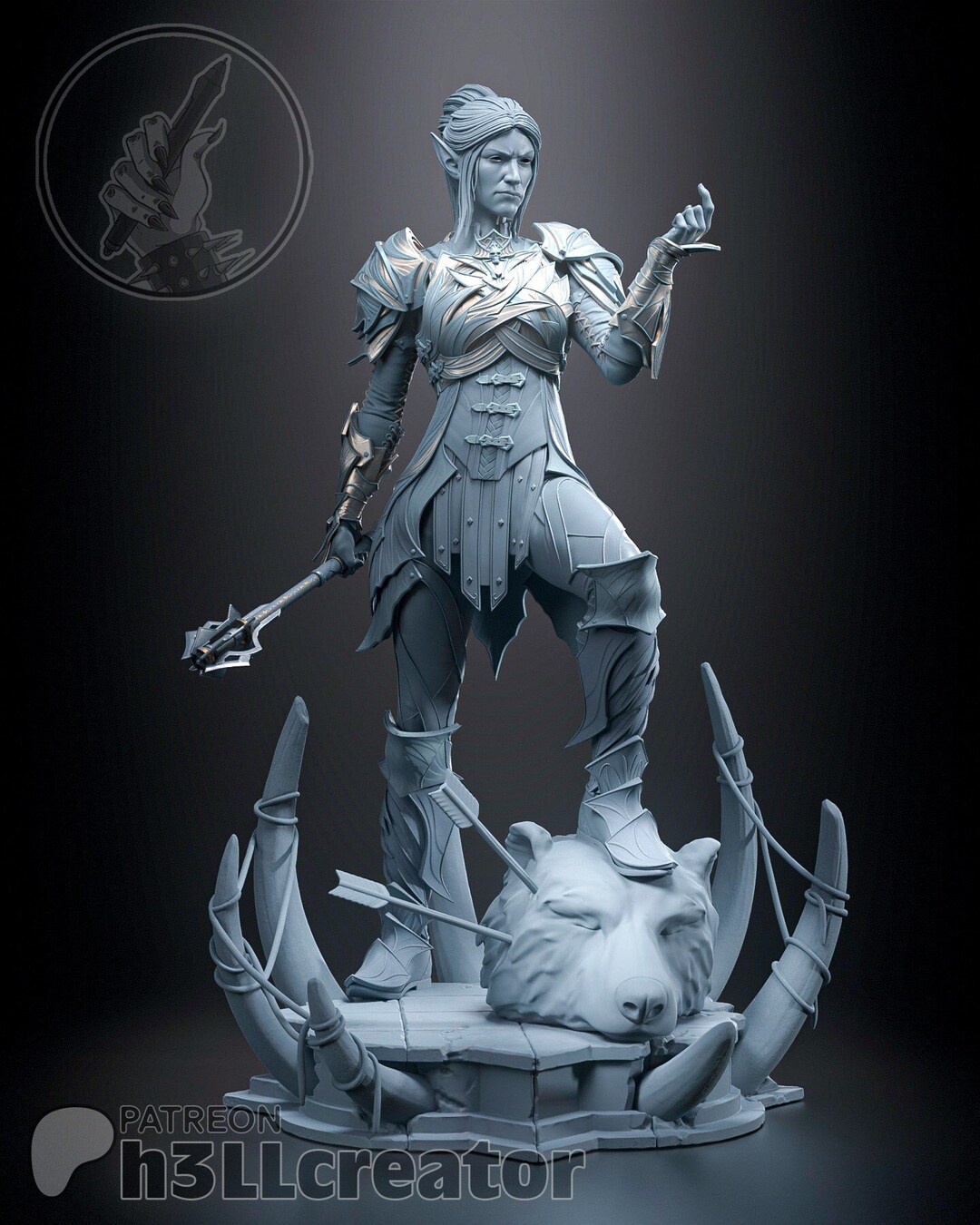 Drow Mistress Fan Art Kit Unpainted & Unassembled minthara Inspired - Etsy