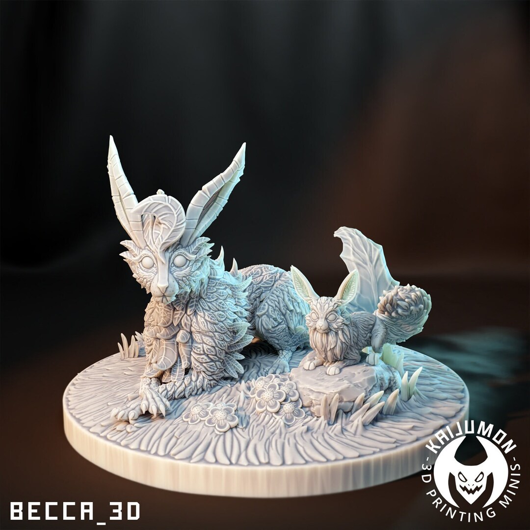 Leafeon Kaiju Diorama Fan Art Kit Unpainted & Unassembled OR Painted ...