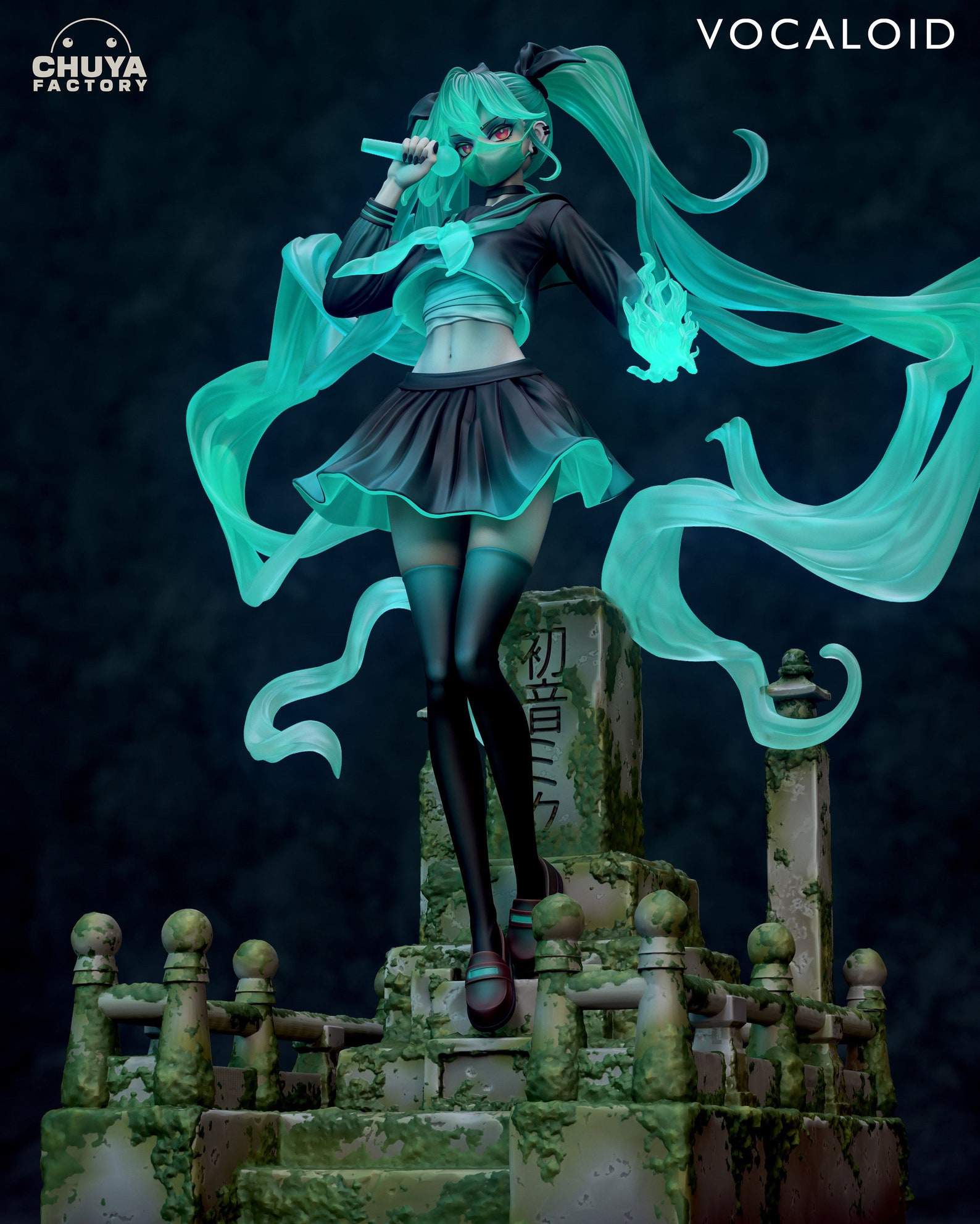 Hatsune Miko Fan Art Kit Unpainted Unassembled OR Painted Assembled ...