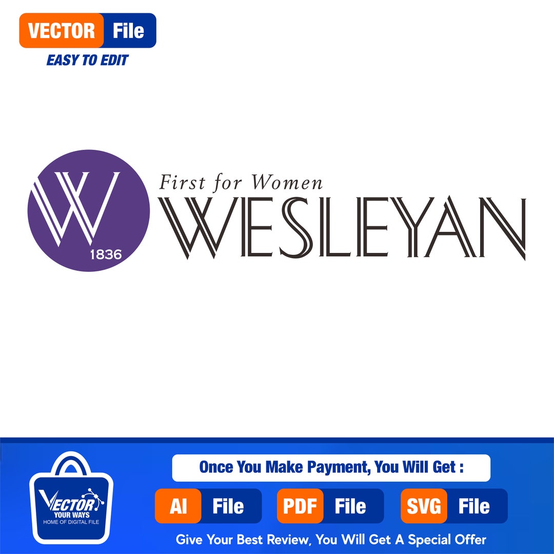 Wesleyan College, Wesleyan College Logo Vector, University Logo, Us ...