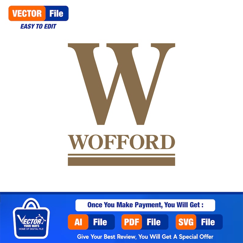 Wofford College, Wofford College Logo Vector, University Logo, Us ...