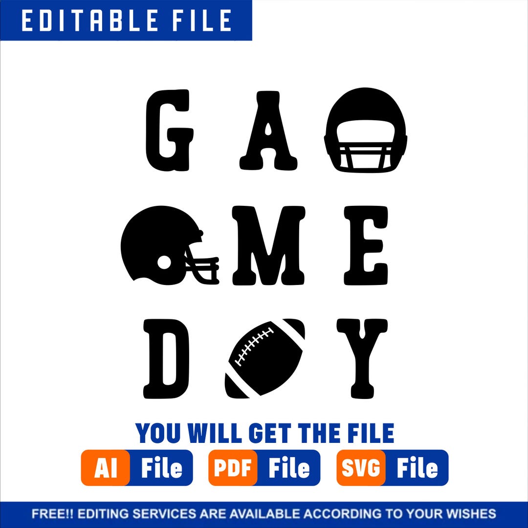Game Day Svg Touchdown Svg Football Season Svg College Football Png for ...