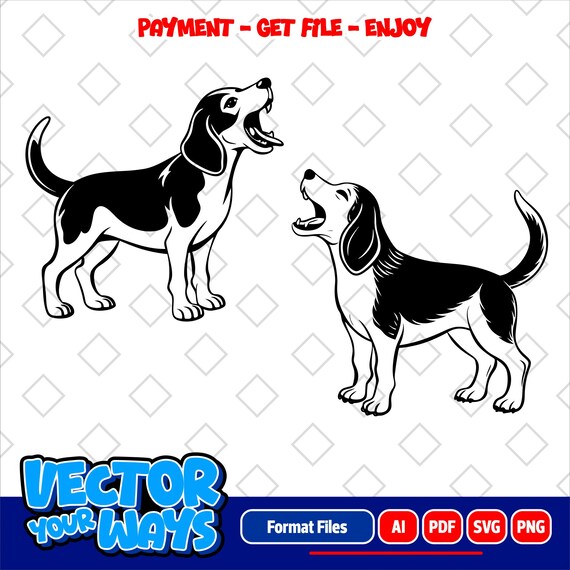 Dog Howling Clipart