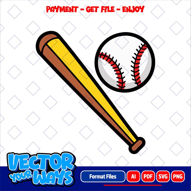 Baseball and Bat SVG Files | Baseball Bat SVG Cut Files | Baseball ...