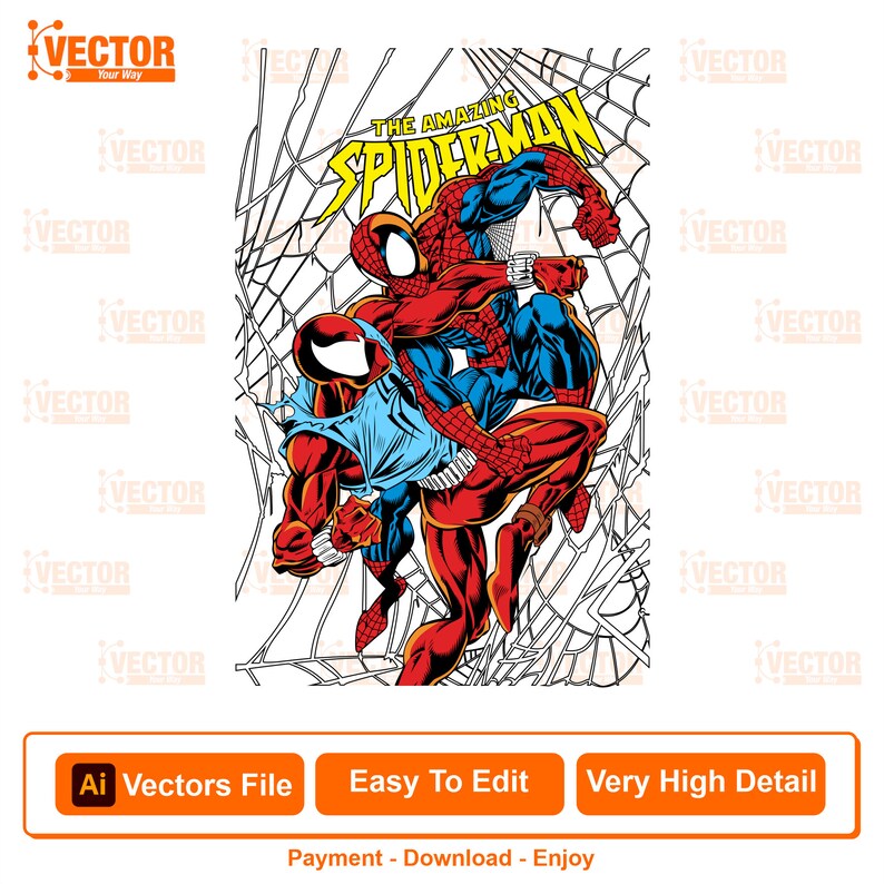 Maximum Clonage Spiderman Vectors, Spiderman Vectors, Marvel Comic, Spiderman Comics, Marvel ...
