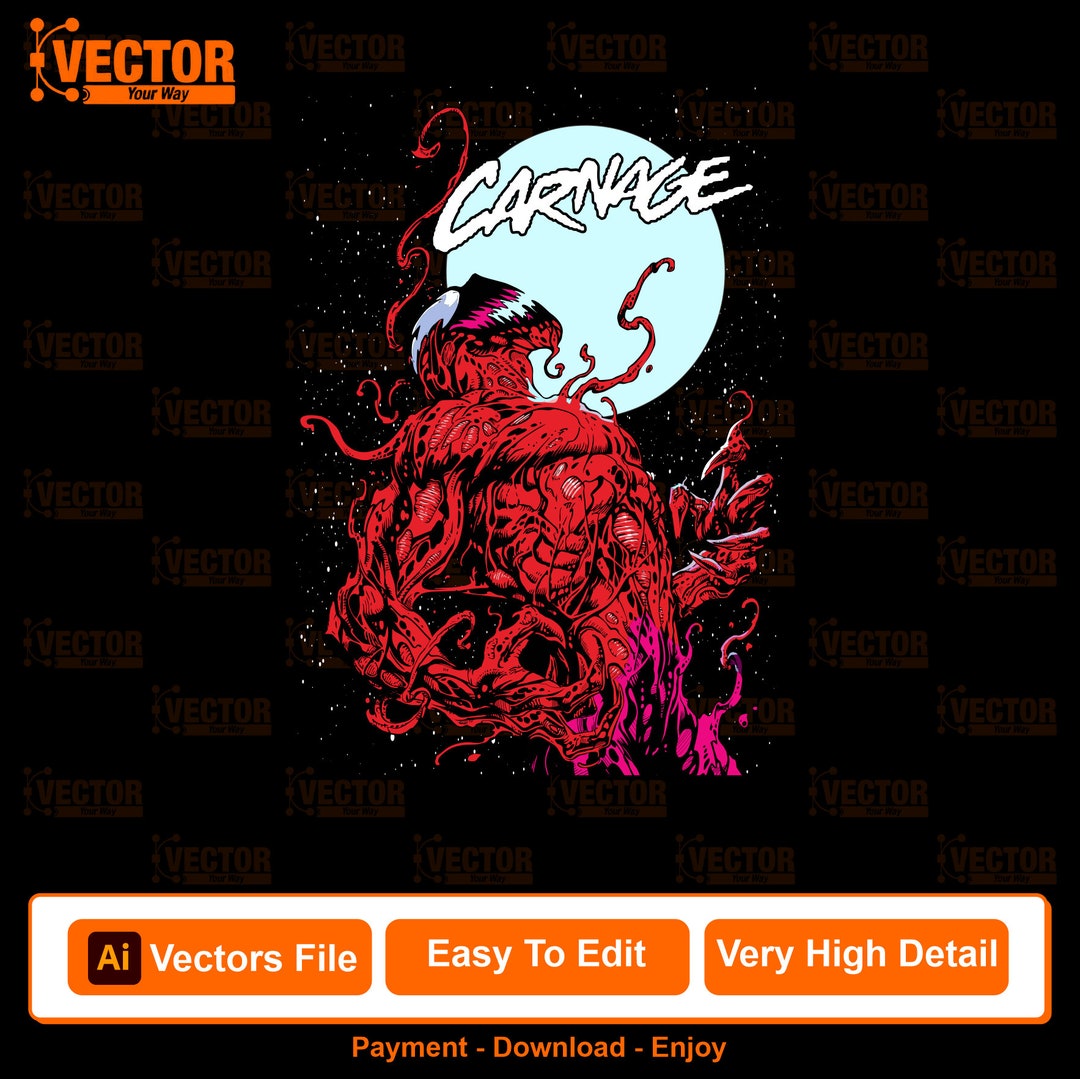 Spiderman Carnage Vectors, Spiderman Vectors, Marvel Comic, Spiderman ...