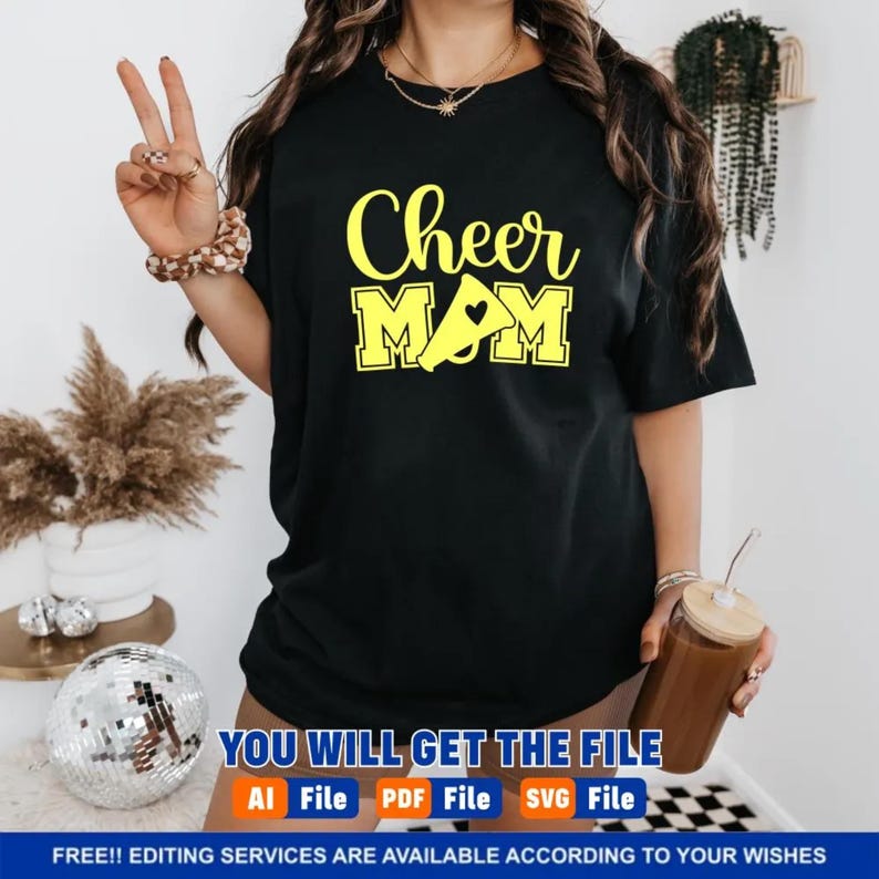 Cheer Mom Svg Bundle, Cheer Life Svg, Cheerleader Svg Files ...