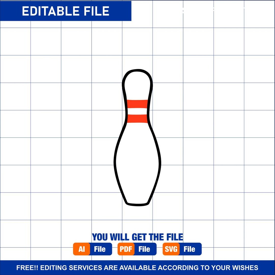 Bowling Pin SVG Files | Bowling Ball Cut Files | Bowling Pins SVG ...