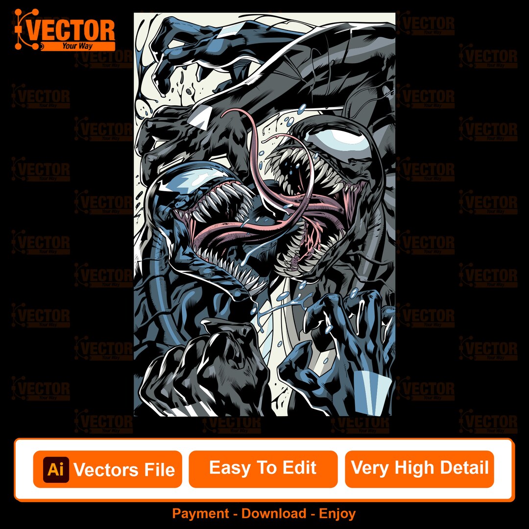 Venom Unleashed Vectors, Venom Vectors, Marvel Comics, Venom Comics ...
