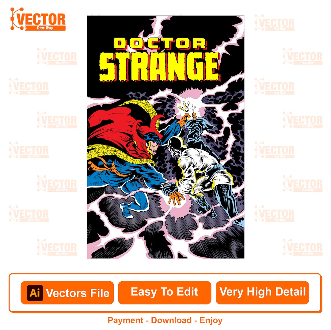 Doctor Strange Vector, Avengers Vectors , Marvel Comic, Avengers Marvel ...