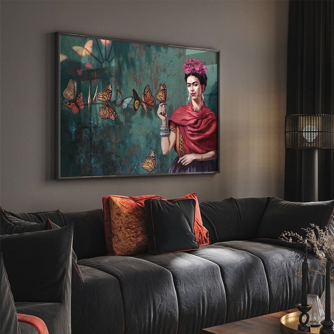 Frida Kahlo Posters Poster Prints 320gsm Canvas Home Decor Wall Art ...