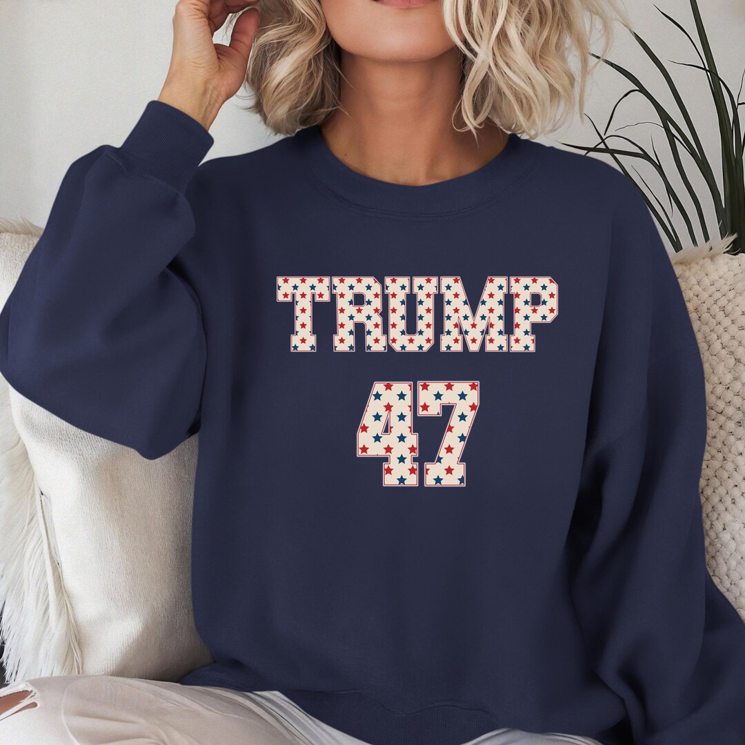 47 Trump 2024 Sweatshirt, Election 2024 Republican Sweatshirt, 2024 ...