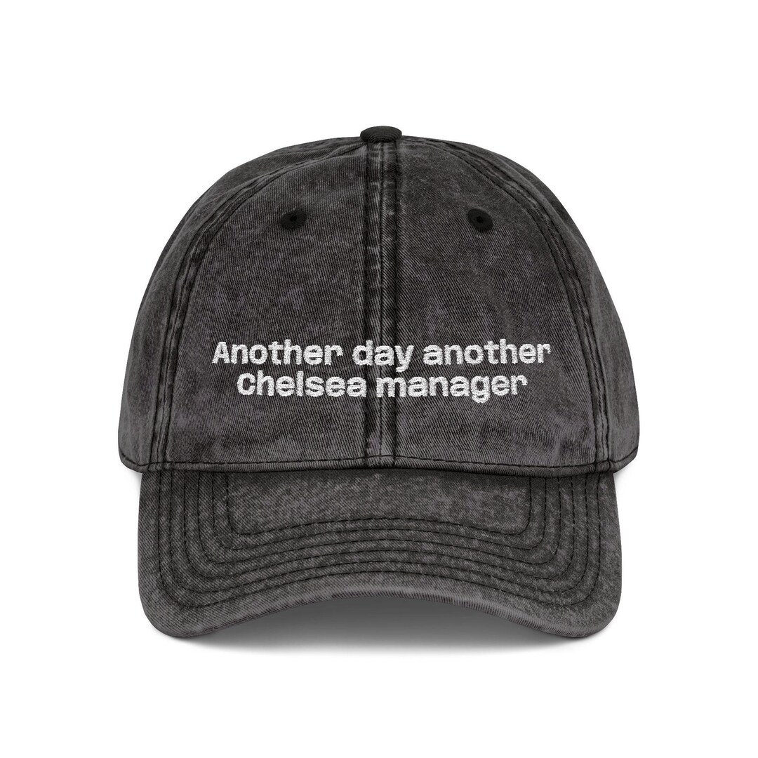 Chelsea FC Manager Meme Hat | Vintage Embroidered Cotton Twill Cap - Etsy