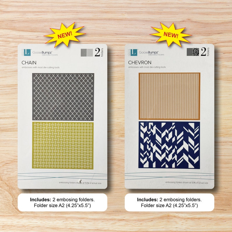 001: New Goosebumpz Embossing Folders, A2 (4.25"x5.5") - Etsy