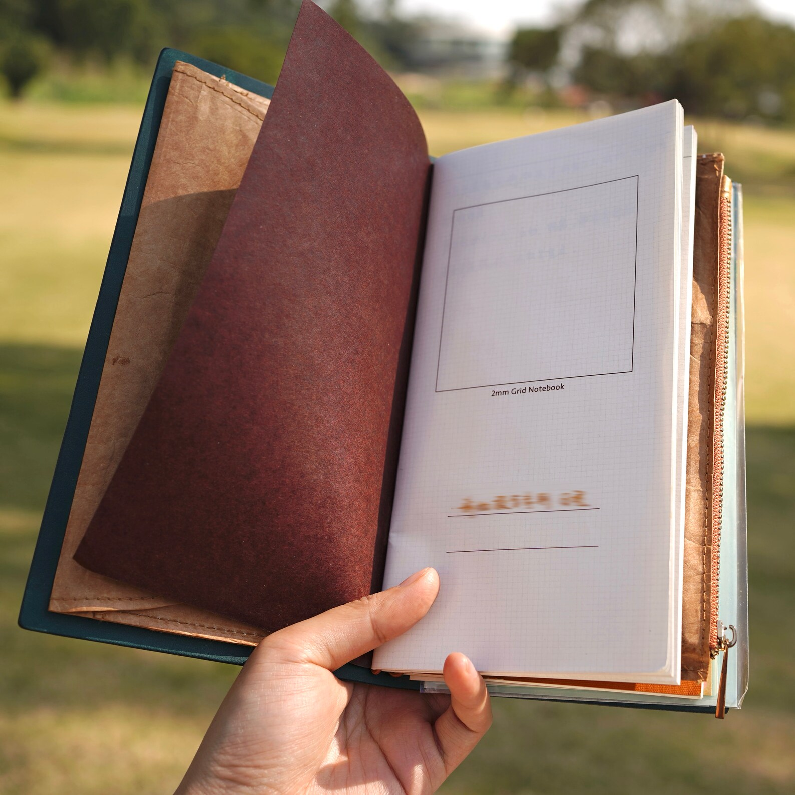Minimalist TN, Full Grain Leather Travel Notebook, Minerva Box Leather ...