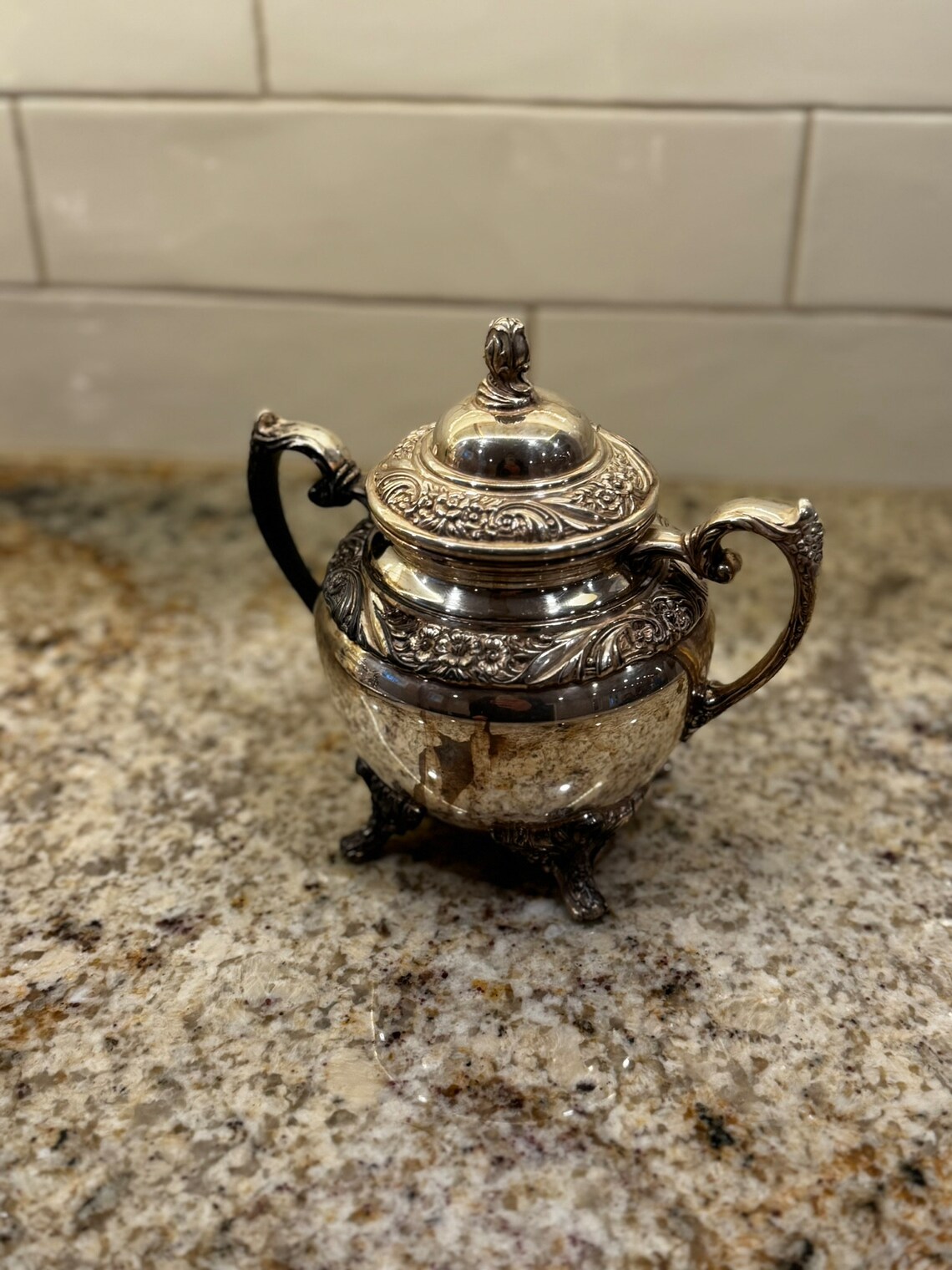 Collection of Vintage Silverplate Tea and Platter Sets (pricing ...