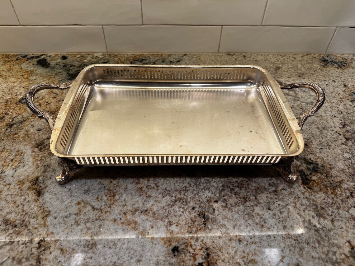 Collection of Vintage Silverplate Tea and Platter Sets (pricing ...