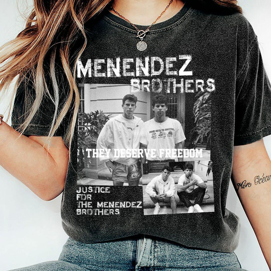Menendez Brothers Shirt, Menendez Will They Go Free 2024 Unisex Shirt ...